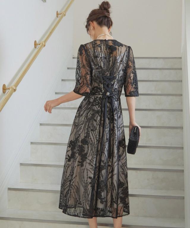 ドレスアン（Dress Ann）/刺繍パーティードレス結婚式ワンピースドレス