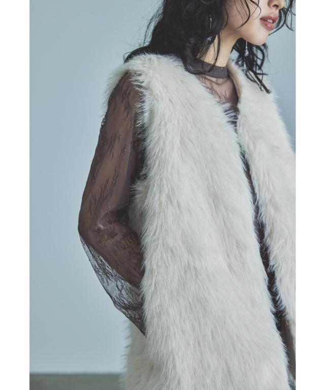 ニアナ（niana）/フェイクファーベスト