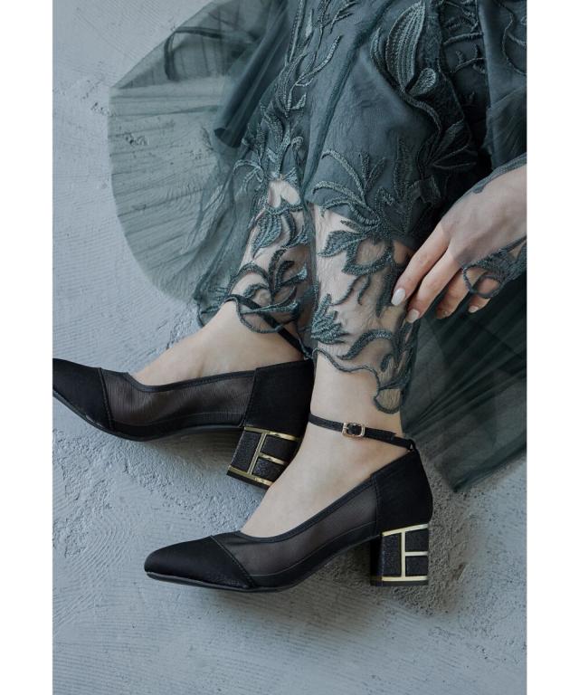 ニアナ（niana）/グリッターシアーパンプス