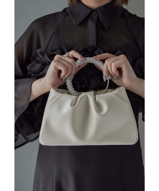 ニアナ（niana）/パールハンドルショルダーバッグ