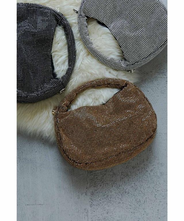 ニアナ（niana）/ラインストーンワンハンドルバッグ