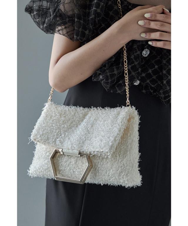 ニアナ（niana）/メタルハンドルシャギーバッグ