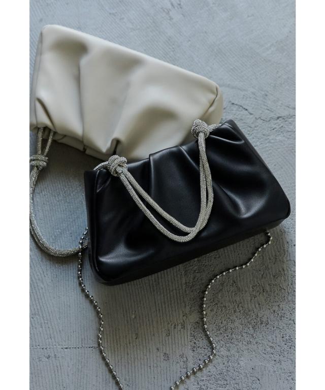 ニアナ（niana）/ラインストーンハンドルバッグ