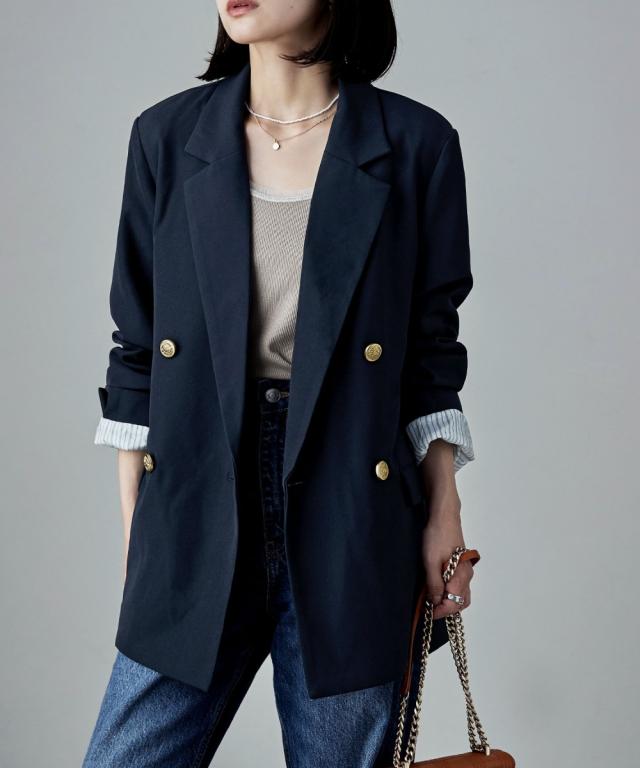 エトル（etoll．）/ツイルテーラードジャケット