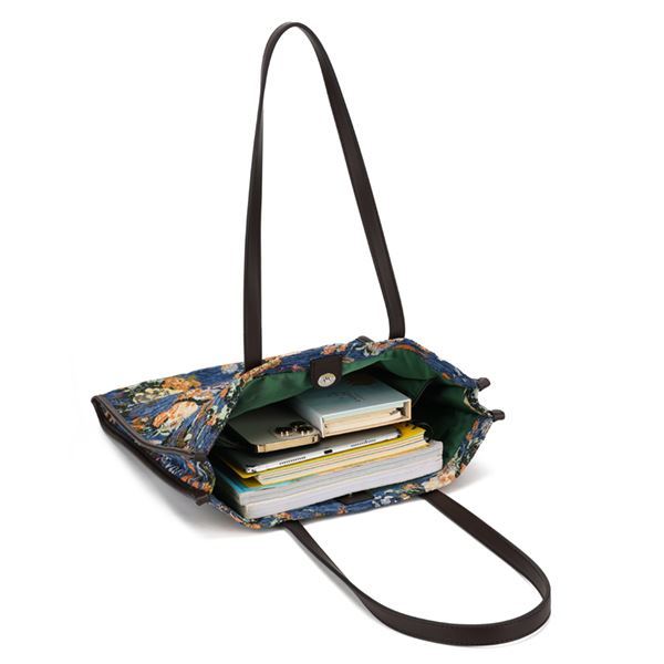 ジュエティ（jouetie）/ゴブランフラワー フラットトートバッグ(A4収納