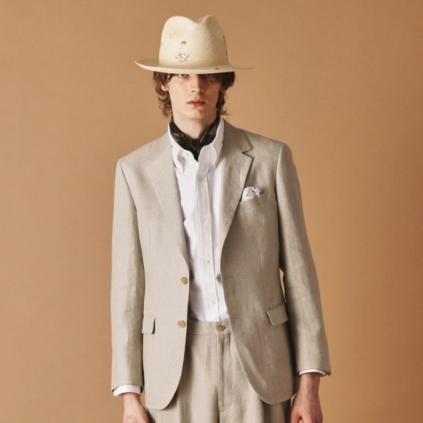 フォーティーカラッツ アンド ゴーニーゴ（40CARATS&525）/リネン テーラードジャケット