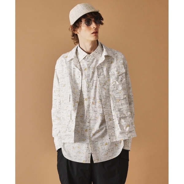 フォーティーカラッツ アンド ゴーニーゴ（40CARATS&525）/多ポケット シャツブルゾン