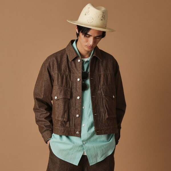 フォーティーカラッツ アンド ゴーニーゴ（40CARATS&525）/525DENIM　カラーデニムジャケット