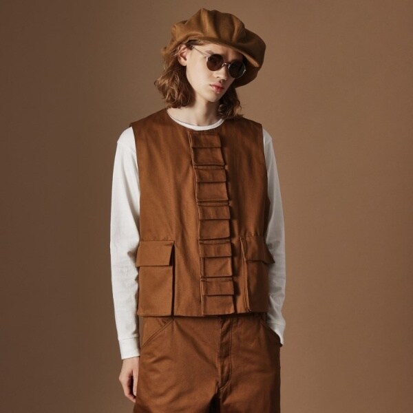 フォーティーカラッツ アンド ゴーニーゴ（40CARATS&525）/【Sサイズ〜】多ポケットユーティリティべスト