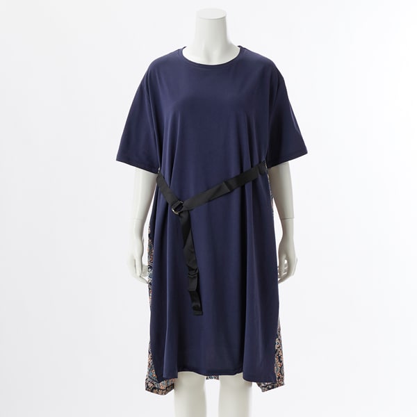 ターシャルビー（Tasha Ruby）/【大きいサイズレディース】バックプリント切り替えワンピース