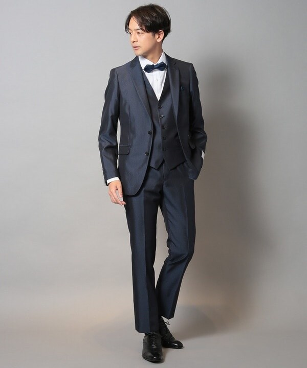 クラウデッドクローゼット（CROWDED CLOSET）/ブライトナローストライプスーツセットアップ（同素材ベストあり）