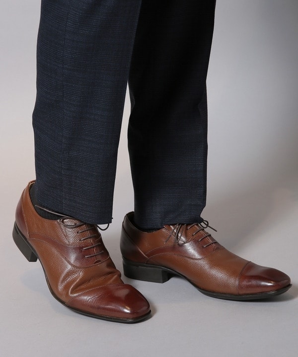 クラウデッドクローゼット（CROWDED CLOSET）/アンティーク仕上げシュリンクレザービジネスシューズ