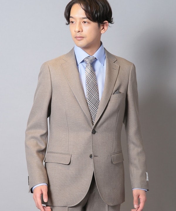 クラウデッドクローゼット（CROWDED CLOSET）/【LANATEC/ラナテック】シャークスキンテーラードジャケット（セットアップ対応）