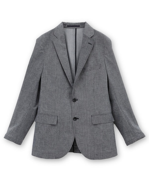 クラウデッドクローゼット（CROWDED CLOSET）/＜COOL DOTS＞ツイルプリントテーラードジャケット＜セットアップ・接触冷感・撥水＞