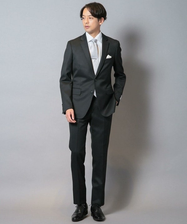 クラウデッドクローゼット（CROWDED CLOSET）/ウールポリエステルギャバジンスーツセットアップ（同素材ベストあり）