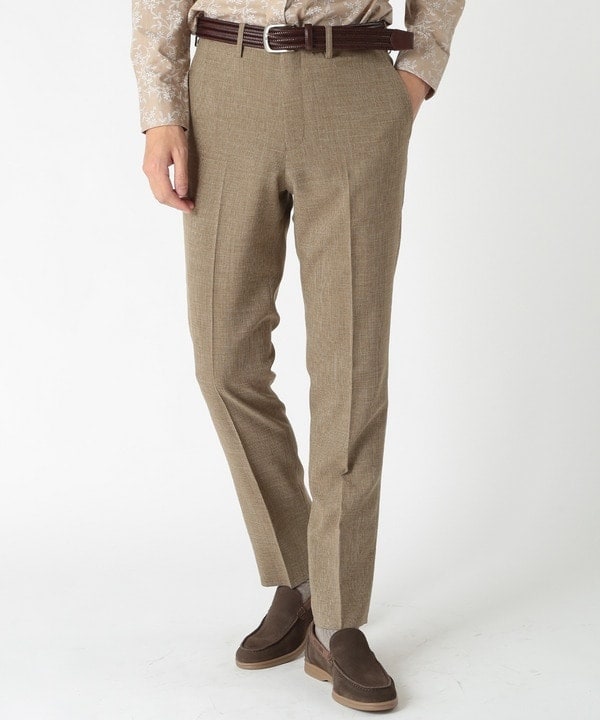 クラウデッドクローゼット（CROWDED CLOSET）/ウーリーノ千鳥格子柄スラックスパンツ（セットアップ対応）