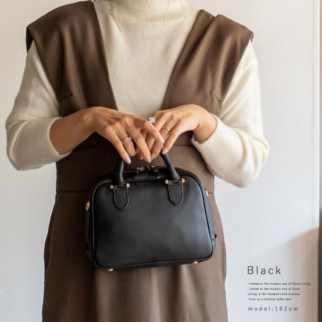 ヴィータフェリーチェ（VitaFelice）/本革2wayスクエアミニバッグ【aroco/アロコ】