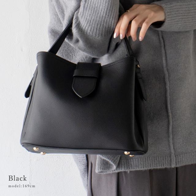 ヴィータフェリーチェ（VitaFelice）/本革3ルーム2wayハンドバッグ【Depral/デプラル】