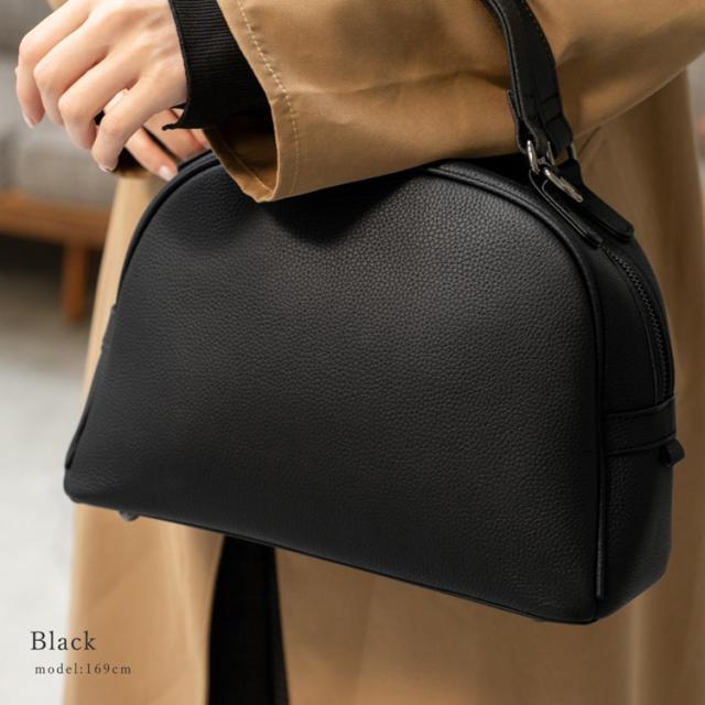 ヴィータフェリーチェ（VitaFelice）/本革2wayハーフムーンバッグ【Depral/デプラル】