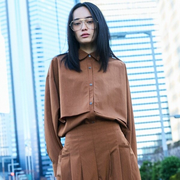 ノミネ（NOMINE）/【セットアップ着用可】ロングフライ  ヨーク シャツ