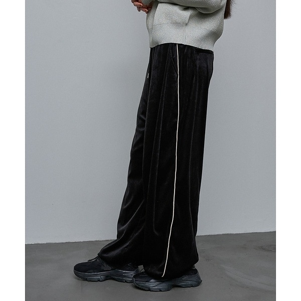 ノミネ（NOMINE）/【セットアップ】ベロアトラックパンツ