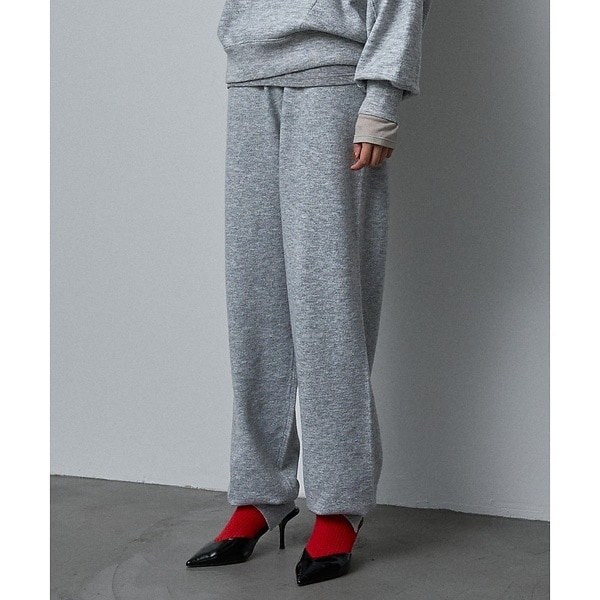 ノミネ（NOMINE）/【セットアップ/ユニセックス】スウェットライク ニットパンツ