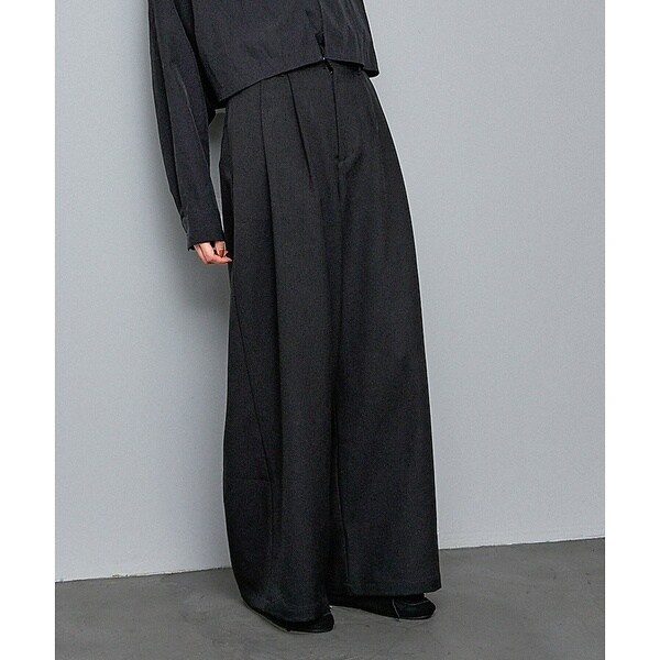 ノミネ（NOMINE）/【セットアップ】タックワイドパンツ