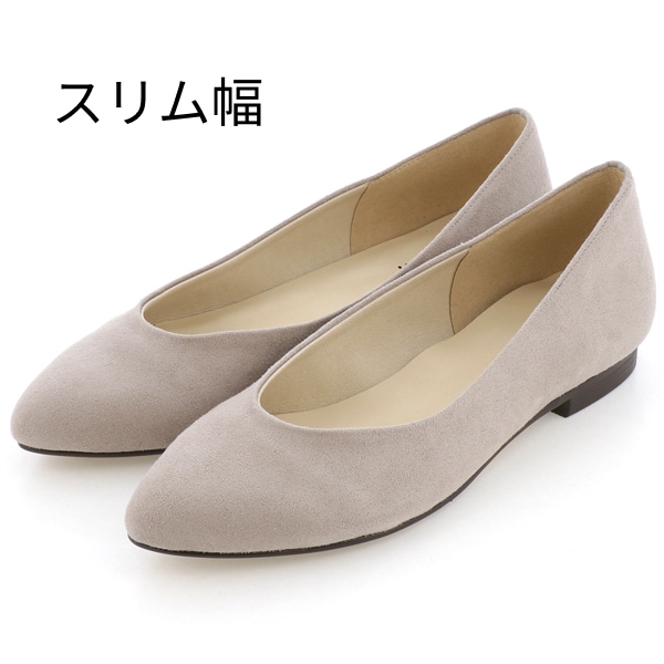 An ideal（An ideal）/【スリム幅/1．5cmヒール】ポインテッドトゥ＊幅が選べるパンプス