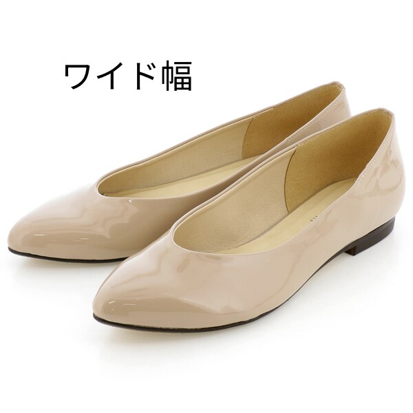 An ideal（An ideal）/【ワイド幅/1．5cmヒール】ポインテッドトゥ＊幅