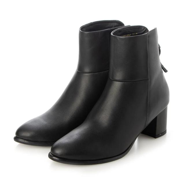 クリー（Creer）/【本革】ローヒールショートブーツ