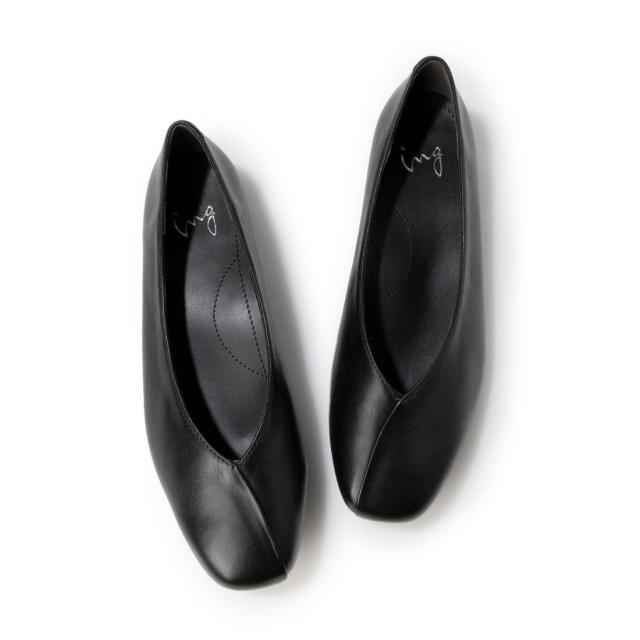 イング（シューズ）（ing）/【３E】Vカットフラットシューズ