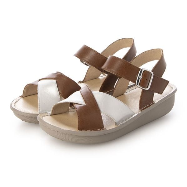 イング（シューズ）（ing）/【WEB限定】【3E】クロスデザインサンダル