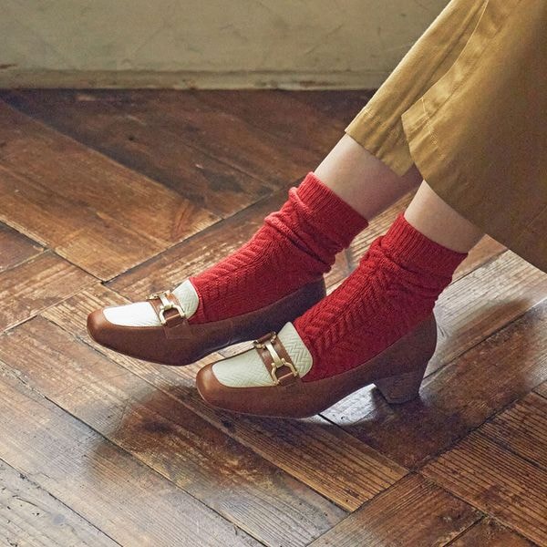 イング（シューズ）（ing）/ビット付ヒールローファー