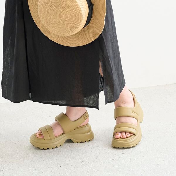 イング（シューズ）（ing）/厚底ダブルベルトスポーツサンダル