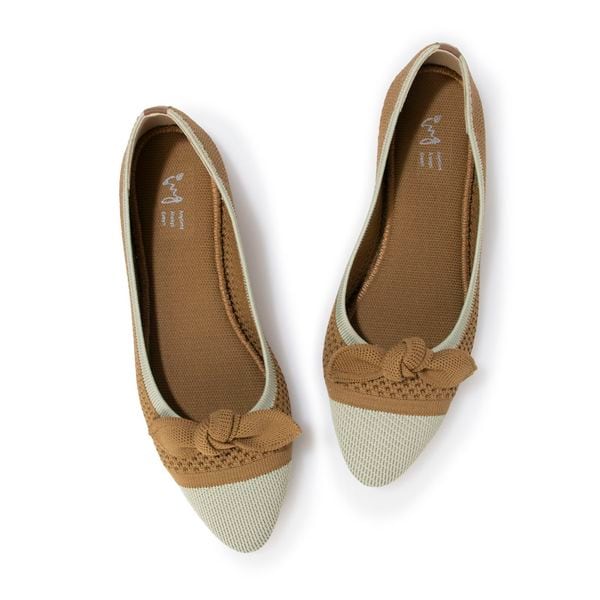 イング（シューズ）（ing）/【サステナブル】２WAYポインテッドトゥニットパンプス