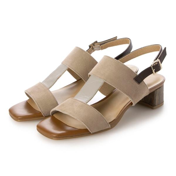 イング（シューズ）（ing）/スクエアトゥバックベルトサンダル