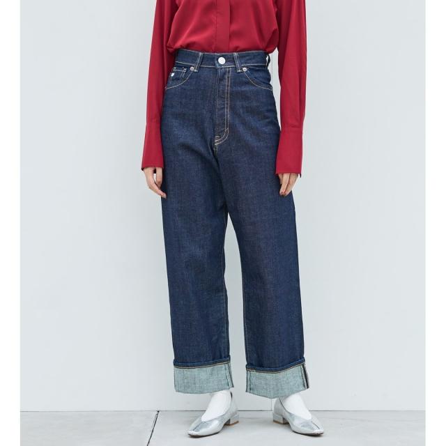 サムシング（SOMETHING）/【中林美和さん着用】SOMETHING ELSA SUPER HI−RISE LOOSE STRAI