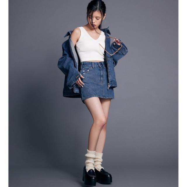 サムシング（SOMETHING）/SOMETHING×MK PANEL MINI SKIRT