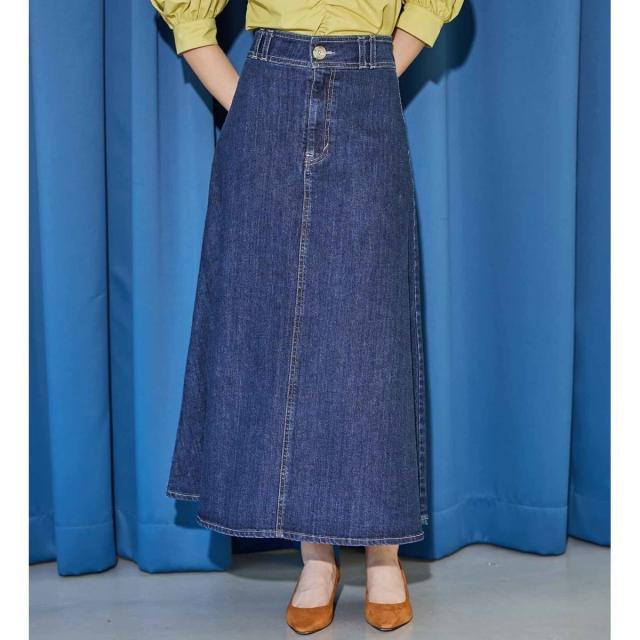 サムシング（SOMETHING）/SOMETHING　スプレッドデニムスカート