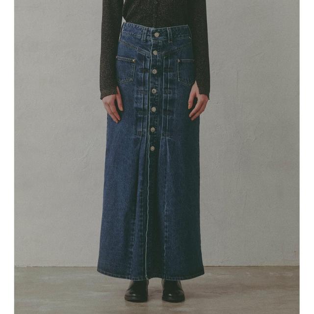 サムシング（SOMETHING）/atelier SOMETHING JACKET DETAIL SKIRT/アトリエサムシングロング