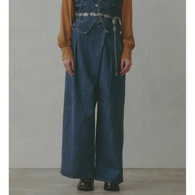 サムシング（SOMETHING）/atelier SOMETHING WRAP WIDE PANTS/アトリエサムシングラップワイドパ