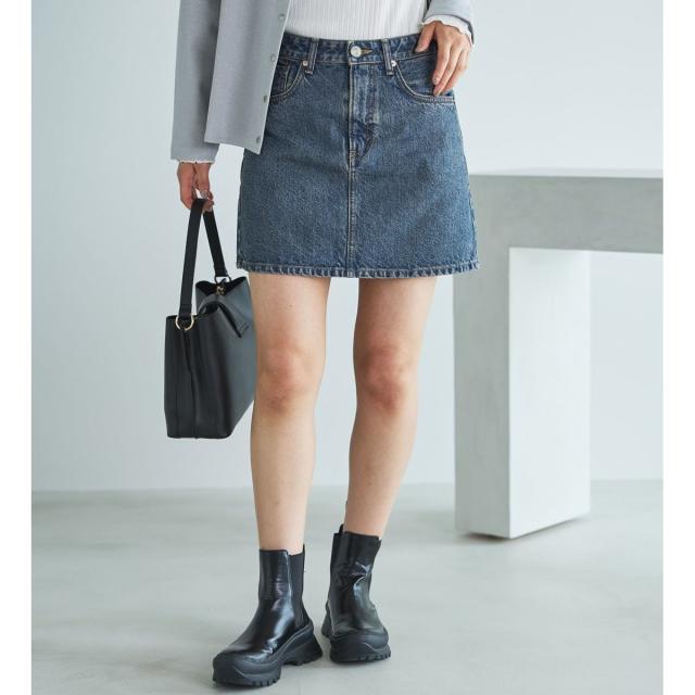 サムシング（SOMETHING）/SOMETHING ヴィンテージ ミニデニムスカート