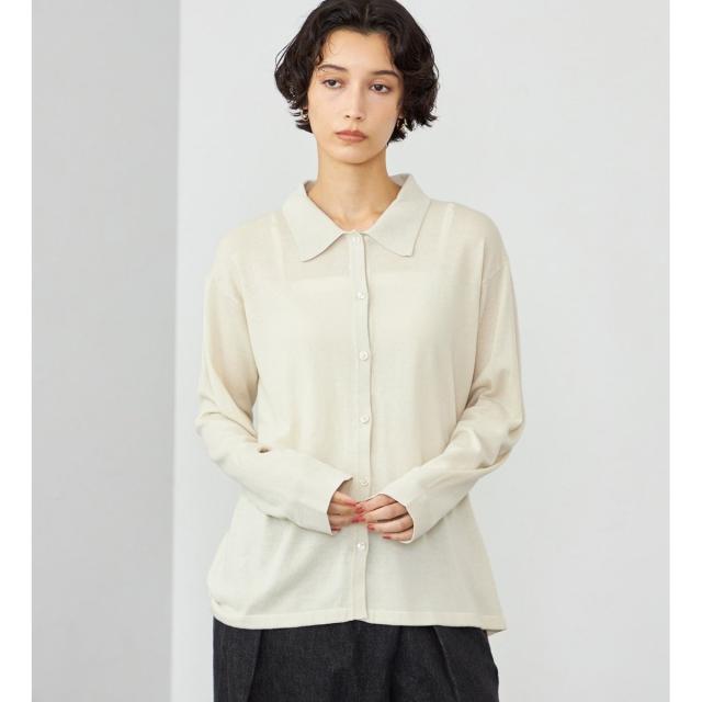 サムシング（SOMETHING）/SOMETHING コットンニット長袖シャツ