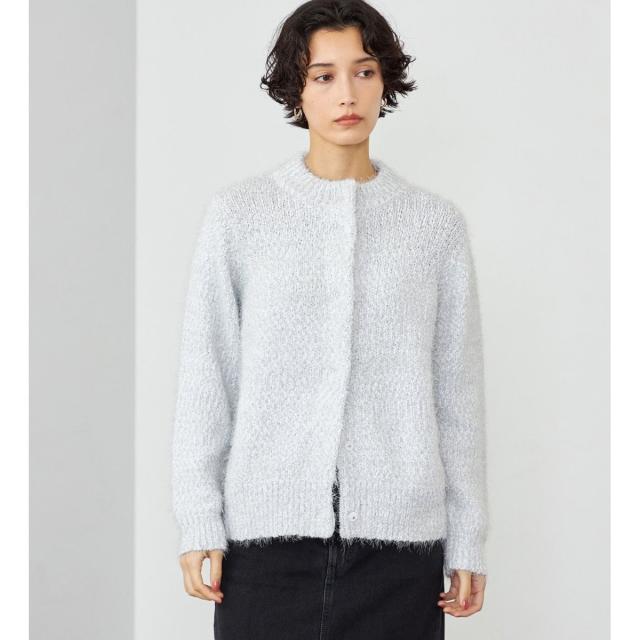 サムシング（SOMETHING）/SOMETHING　ピンポンヤーンカーディガン