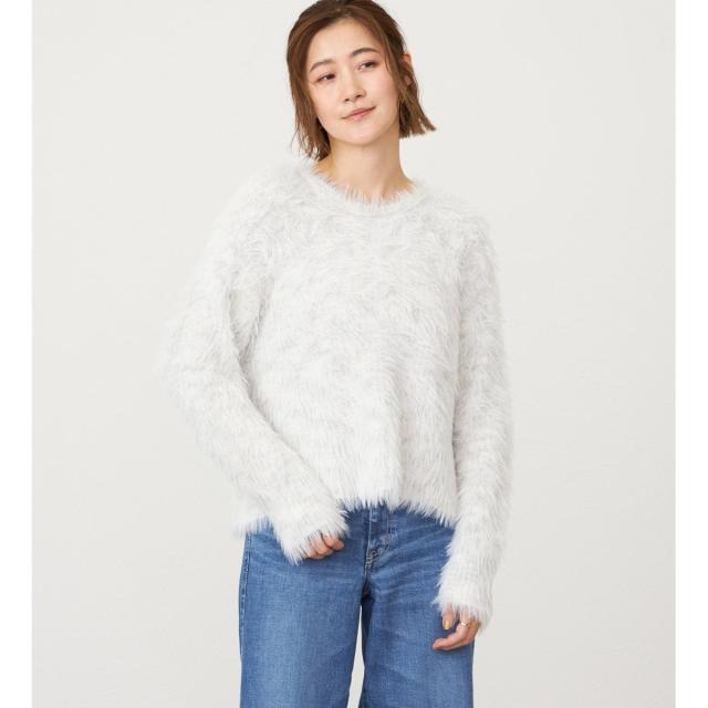 サムシング（SOMETHING）/SOMETHING ミックスヤーンニット