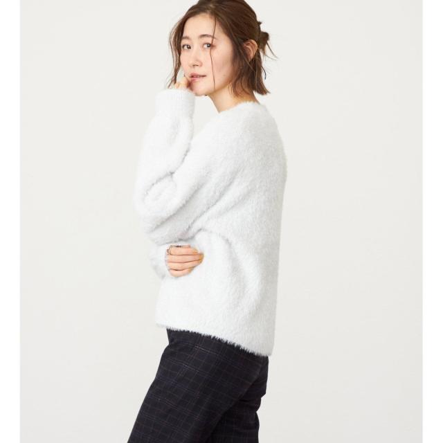 サムシング（SOMETHING）/SOMETHING グリッターニットプルオーバー