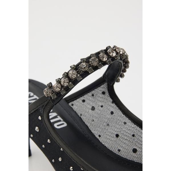 スタッカート（STACCATO）/ブライトシャインシースルーミュールの通販