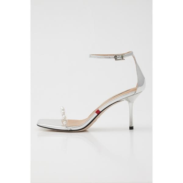 スタッカート（STACCATO）/パールラインピンヒールサンダル