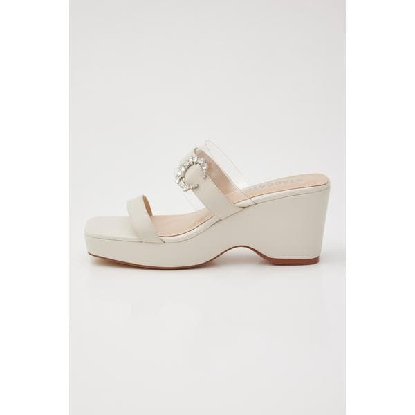 スタッカート（STACCATO）/リビアヒールコンビサンダル