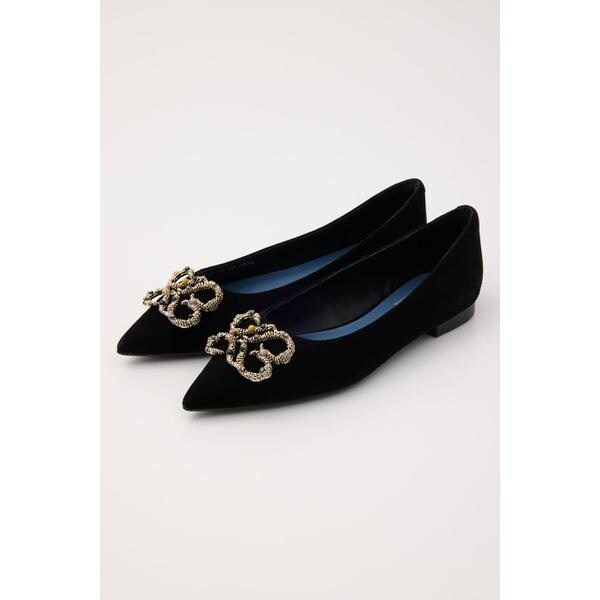 スタッカート（STACCATO）/カラーグレインバックルフラット